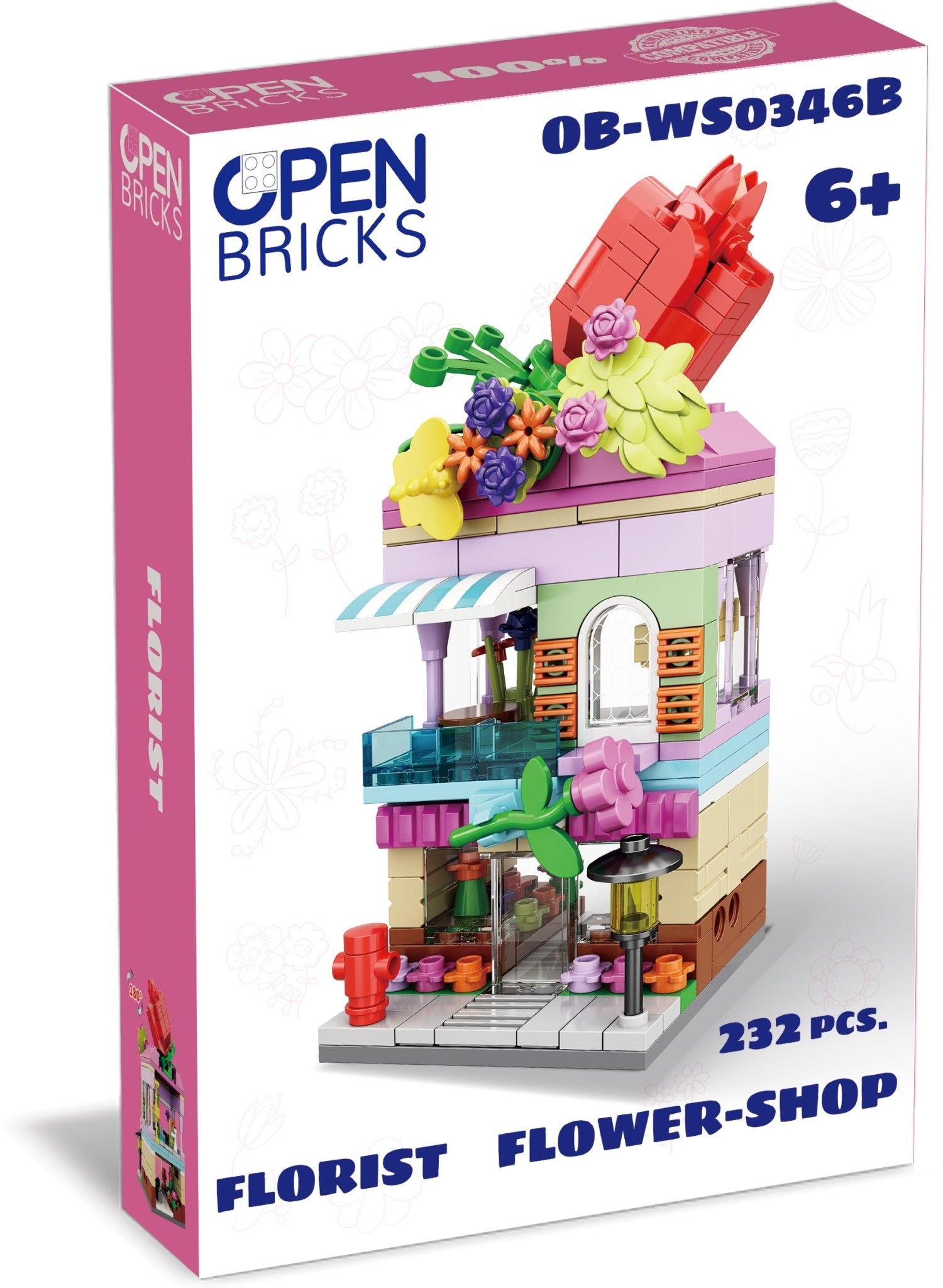 OPEN BRICKS - Florist (Klemmbaustein-Set) – Open Brick Source