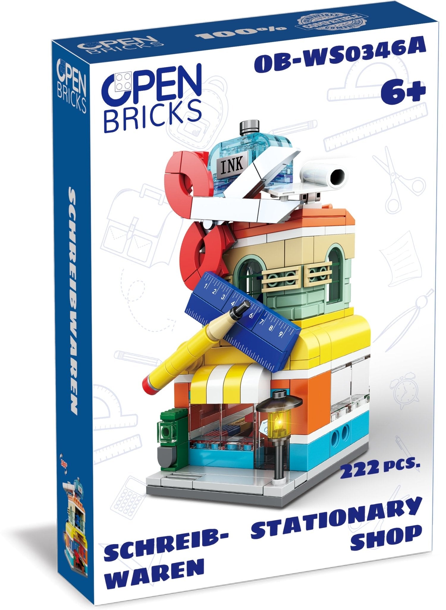 OPEN BRICKS - Schreibwaren (Klemmbaustein-Set) – Open Brick Source