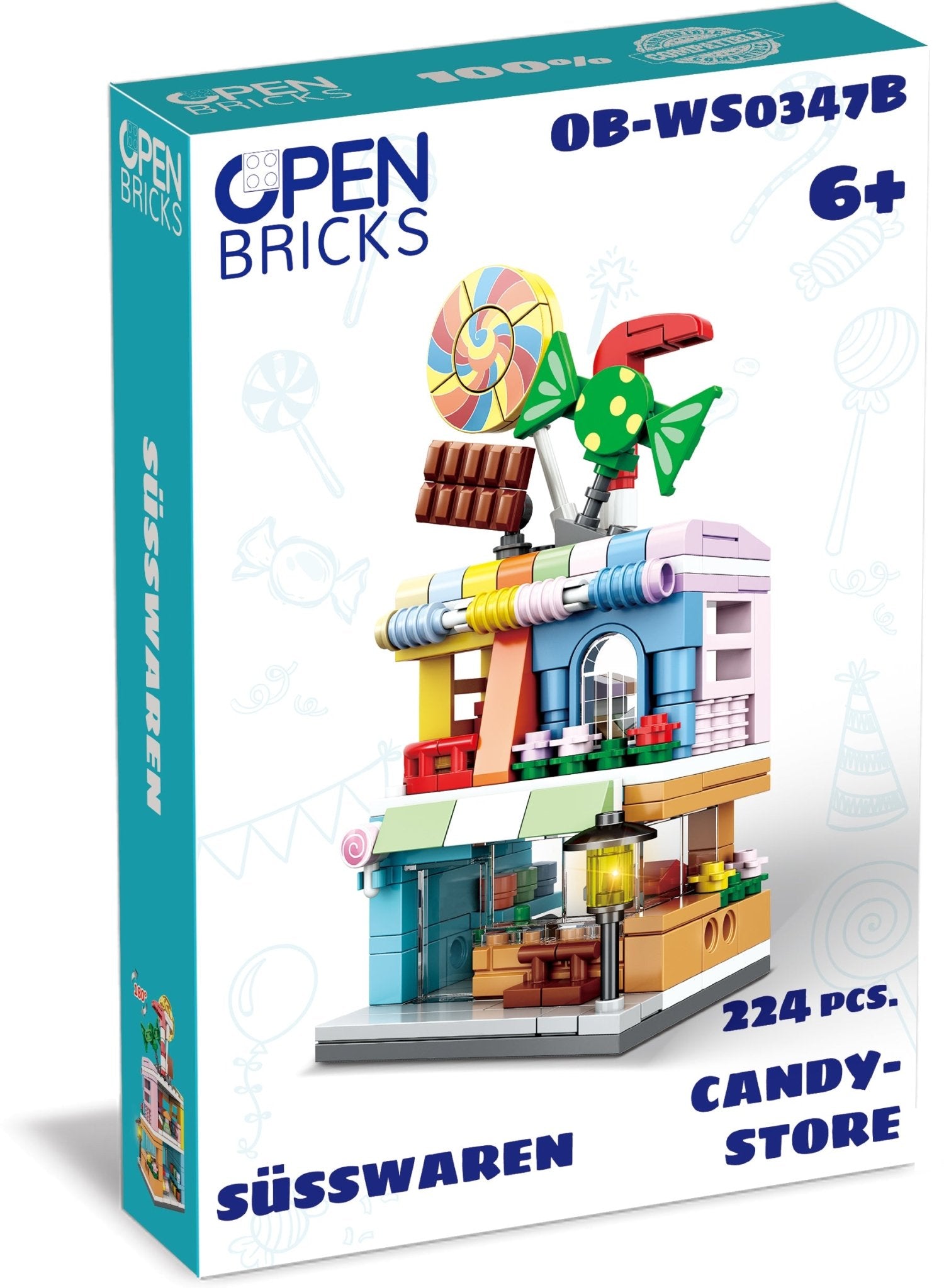 OPEN BRICKS - Süßwaren (Klemmbaustein-Set) – Open Brick Source