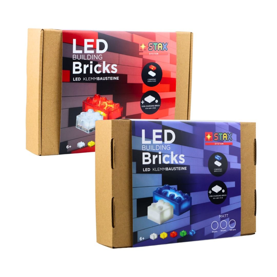 STAX Assortment Sets (25, 50, 100 pcs.) [matt oder transparent] – Open Brick Source